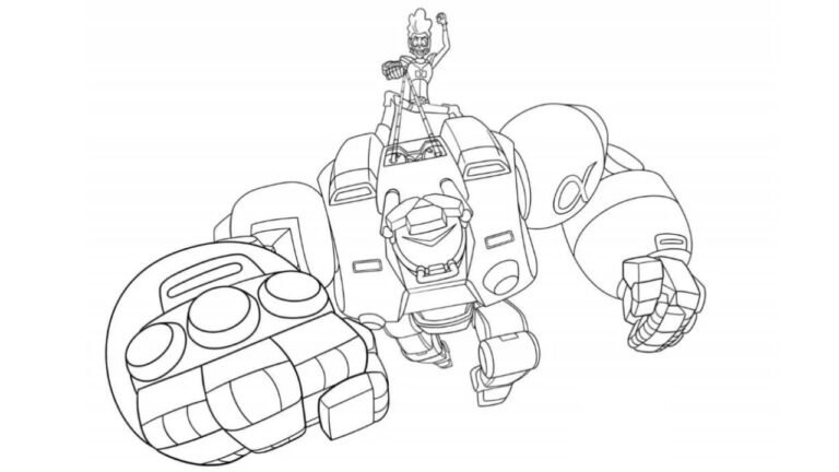 Glitch Tech Coloring Pages: A Fun and Creative Way to Engage Fans